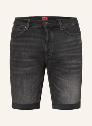 HUGO BOSS Hugo Jeansshorts 634 Tapered Fit grau