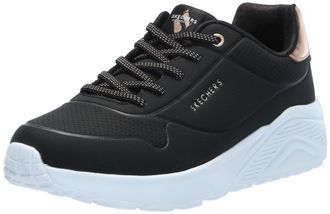 Skechers M&auml;dchen UNO Lite Sneaker, Schwarz, 27.5 EU