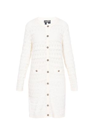 Dreimaster Dreimaster Strickjacke Frauen Wei&szlig;