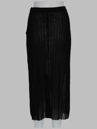 Maison Margiela Ribbed Knit Skirt - Black