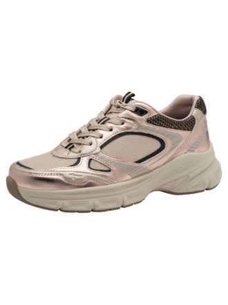 Tamaris Damen Schn&uuml;rer Vegan metallic 38