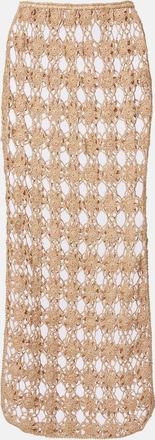 Anna Kosturova Midirock Bella Rosette aus Häkelstrick