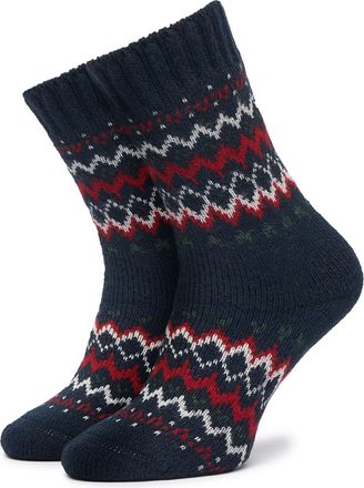Barbour Lange Socken Barbour Kingsford Fair Isle LSO0135NY71 Dunkelblau