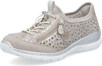Rieker Damen Low-Top Sneaker L32P6, Frauen Halbschuhe,straßenschuhe,Strassenschuhe,Sportschuhe,Freizeitschuhe,Turnschuhe,metallic (90),36 EU / 3.5 UK