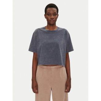 Under Armour T-Shirt Rival Wash 1389724 Dunkelblau Loose Fit