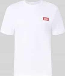 Jack & Jones Regular Fit T-Shirt aus reiner Baumwolle mit Label-Detail