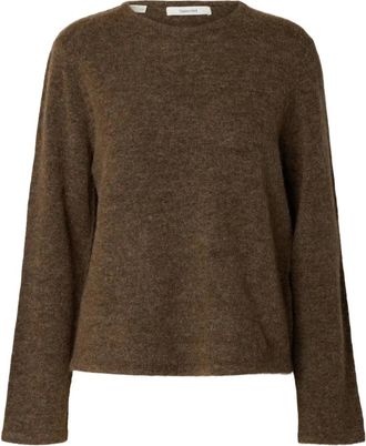 Selected Damen, Strickwaren, Braun, XLGr&ouml;&szlig;e