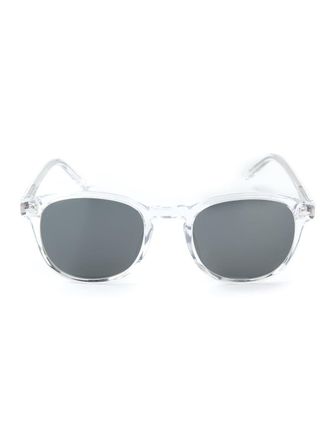 Lesca lunettes de soleil arrondies - Blanc
