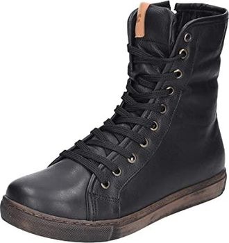 Andrea Conti Bottes mi-longues pour femme, Noir Brandy, 39 EU