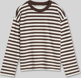 Tom Tailor Denim Sweatshirt mit abgerundetem Saum