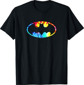 DC Comics Batman Tie Dye Batman Logo T Shirt T-Shirt
