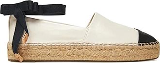 Tory Burch Femme, Chaussures, Blanc, Taille: 35 1/2 EU Espadrilles