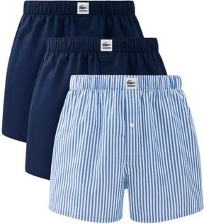 Lacoste Lot de 3 cale&ccedil;ons en coton
