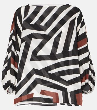 Max Mara Top Camino aus Seide