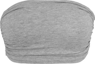 Urban Classics Damen Ladies Bandeau Top Bandeau Top,, per pack Grau (grey 00111), X-Small(Herstellergr&ouml;&szlig;e: XS)