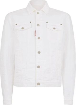 Dsquared2 Homme, Vestes, Blanc, Taille: M Denim Jacket