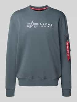 Alpha Industries Sweatshirt mit Label-Print