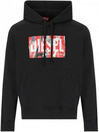 Diesel Kapuzenpullover f&uuml;r Herren, Logo (Schwarz)