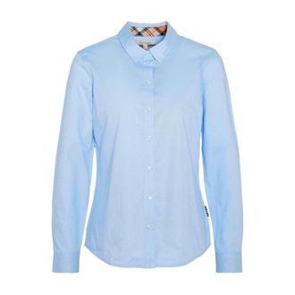 Barbour Femme, Blouses et Chemises, Bleu, Taille: 40 FR Chemise Oxford F&eacute;minine avec D&eacute;tails Raffin&eacute;s