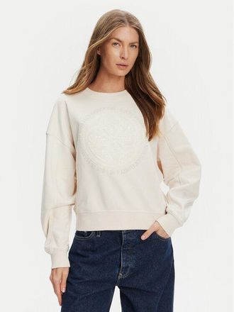 Guess Sweatshirt W5YQ07 KB681 &Eacute;cru Regular Fit