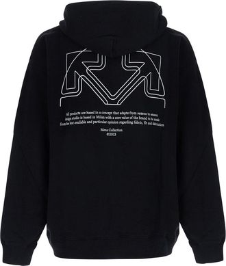 Off-white Logo-Printed Cotton Sweatshirt - Black