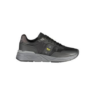 Blauer Polyester Sneaker - - Shoes - Herren - Schwarzk - 44 EU