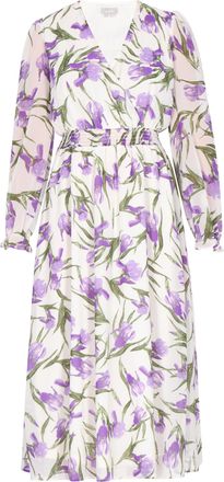 Usha Kleid Damen Hellviolett Mehrfarbig