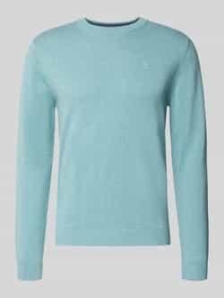Tom Tailor Regular Fit Strickpullover aus reiner Baumwolle