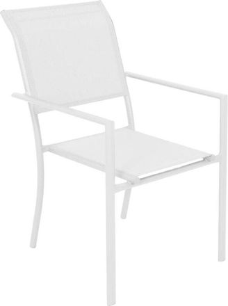 Made In Meubles Made In Meubles - Chaise de jardin blanche Ilona (lot de 2)