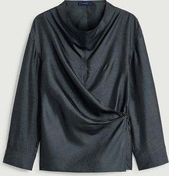 SOEUR BLOUSE JENNY GRIS ANTHRACITE