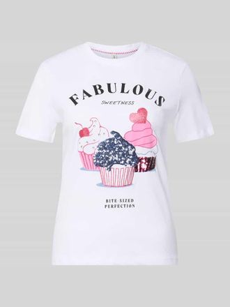 Only Shaped Fit T-Shirt aus reiner Baumwolle Modell KITA