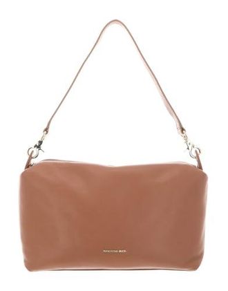 Mandarina Duck Cuir sac &agrave; &eacute;paule bandouli&egrave;re Mellow Leather Shoulder Pecan Nut marron clair