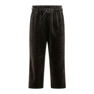 Yohji Yamamoto Straight Leg Hose - - Trousers - Herren - Braun - XS