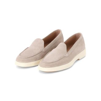 Santoni Loafer - Flat Shoes Beige - Gr. 38 (EU) - in Beige - f&uuml;r Damen