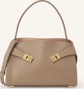 Ferragamo Ferragamo Schultertasche Hug beige