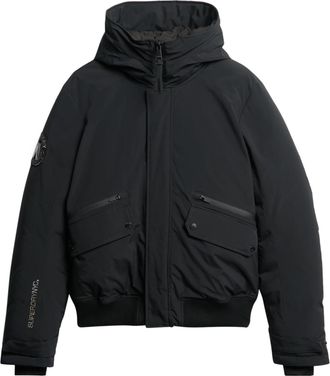 Superdry Herren Wattierte City Bomberjacke Schwarz XL