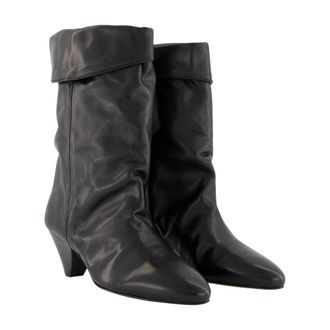 Isabel Marant Womens Boot Black Calfskin