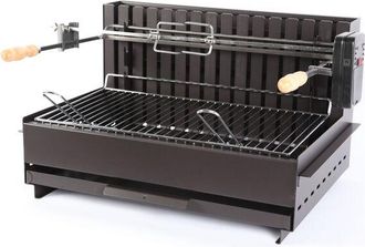 Le Marquier Le Marquier - Barbecue Charbon Vulcain Tournebroche 61cm x 33cm