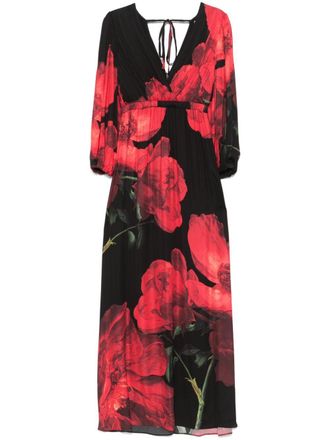 Alice & Olivia robe longue Clarissa - Rouge