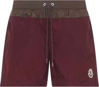Moncler Homme, Maillots de bain, Brun, Taille: S Polyamide Swim Shorts