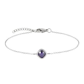 Tamaris Bracelet - Elegantes Armband aus poliertem Edelstahl - Silber - Ankerkette verstellbar bis 21 cm - wasserfest & hautfreundlich