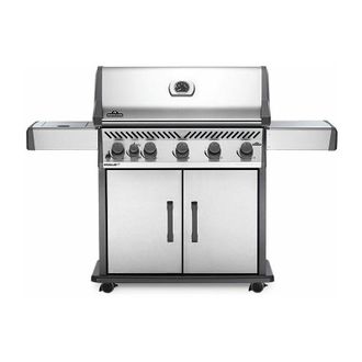 Napoleon Barbecue &agrave; gaz Rogue xt 625 Sizzle Zone - Inox