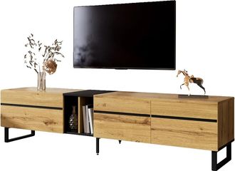 OEM Mobile Porta Tv, Design Moderno, Contenitore Versatile, Colore Legno