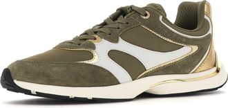Michael Kors Damen Riley Sneaker, Safari Green, 38.5 EU