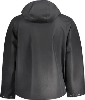 Calvin Klein Hooded Polyester Jacket - Black