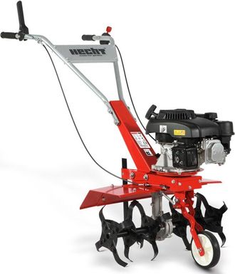 Hecht Gartenfr&auml;se Bodenhacke Motorhacke Benzin 60cm 3,7PS 0,8L Acker Boden Motor Fr&auml;se