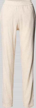 Marc Cain Hose aus Leinen-Mix mit Eingrifftaschen