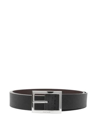 Orciani ceinture &agrave; boucle carr&eacute;e - Noir