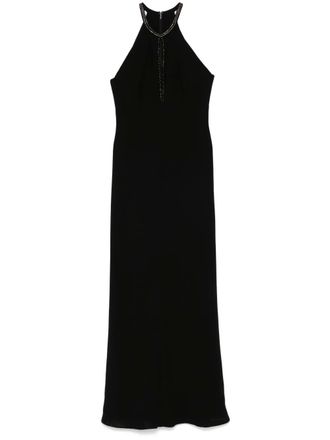 Max Mara robe longue Fernet - Noir