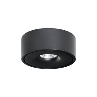 Arcchio LED Deckenleuchte Rotari (Modern) in Schwarz aus Aluminium (1 flammig,) - Lampe Deckenlampe Wohnzimmerleuchte